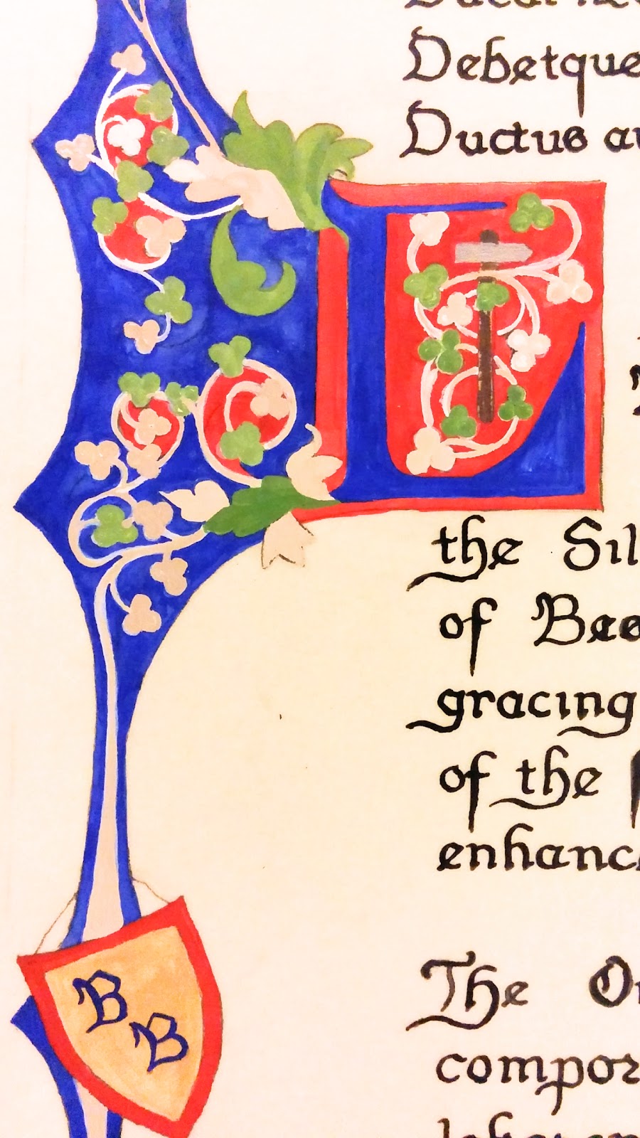The Making Of An SCA Scroll, Part 2 – An Itinerant Scribe