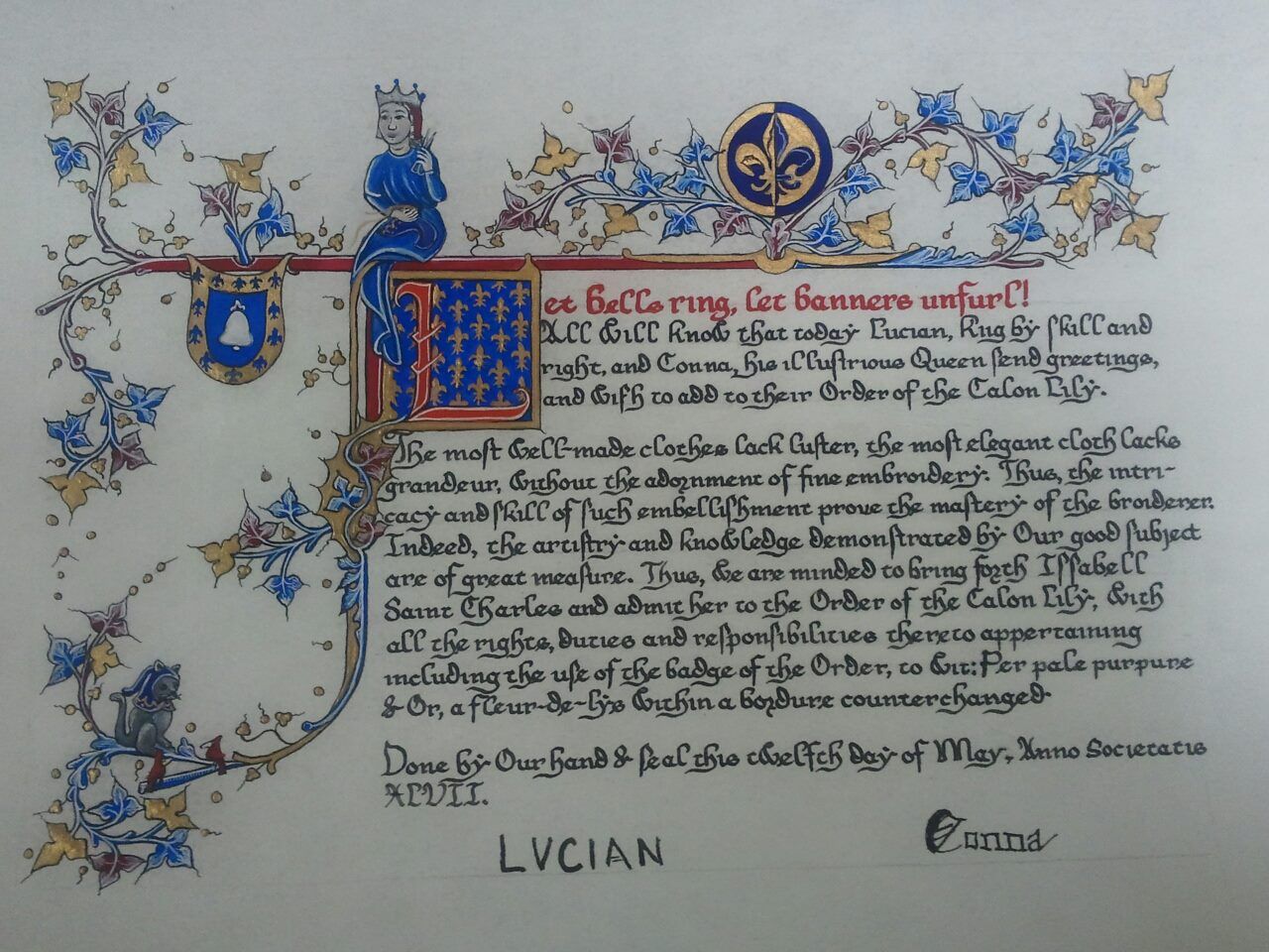 Unlocking Creativity: Techniques for Personalizing SCA Award Scrolls ...